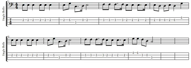 5 Easy Christmas Bass Songs (With Tab And Notation) - BassOx