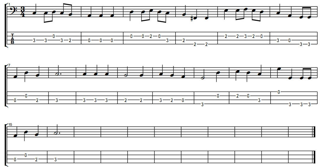 5 Easy Christmas Bass Songs (With Tab And Notation) - BassOx