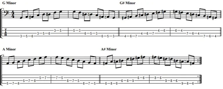 13 Helpful Beginner Bass Exercises (With Tab) - BassOx