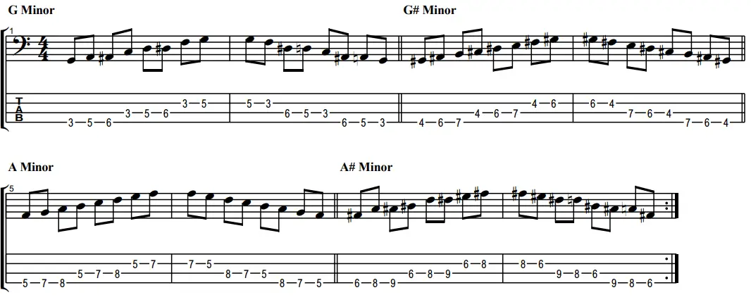 13 Helpful Beginner Bass Exercises (With Tab) - BassOx