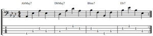 7 Easy Walking Bass Line Exercises (Tab, Notes, Sound) - BassOx